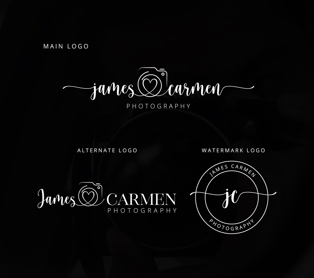 Watermark Logo, Photography Logo, Camera Logo, Handwritten Logo ...