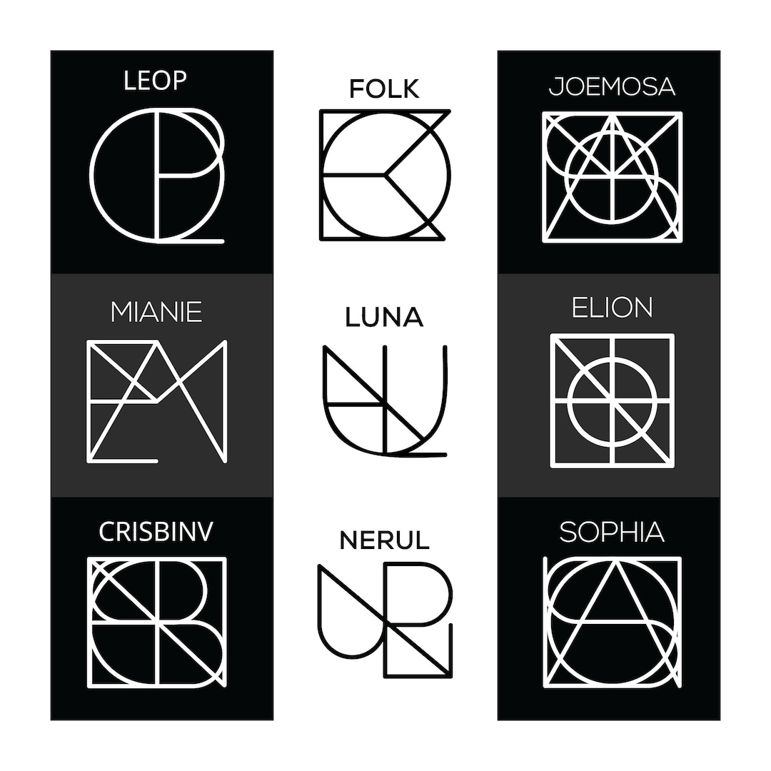 Custom Name Logo Design, Minimalist Logo, Tattoo Logo, Name Logo SVG ...