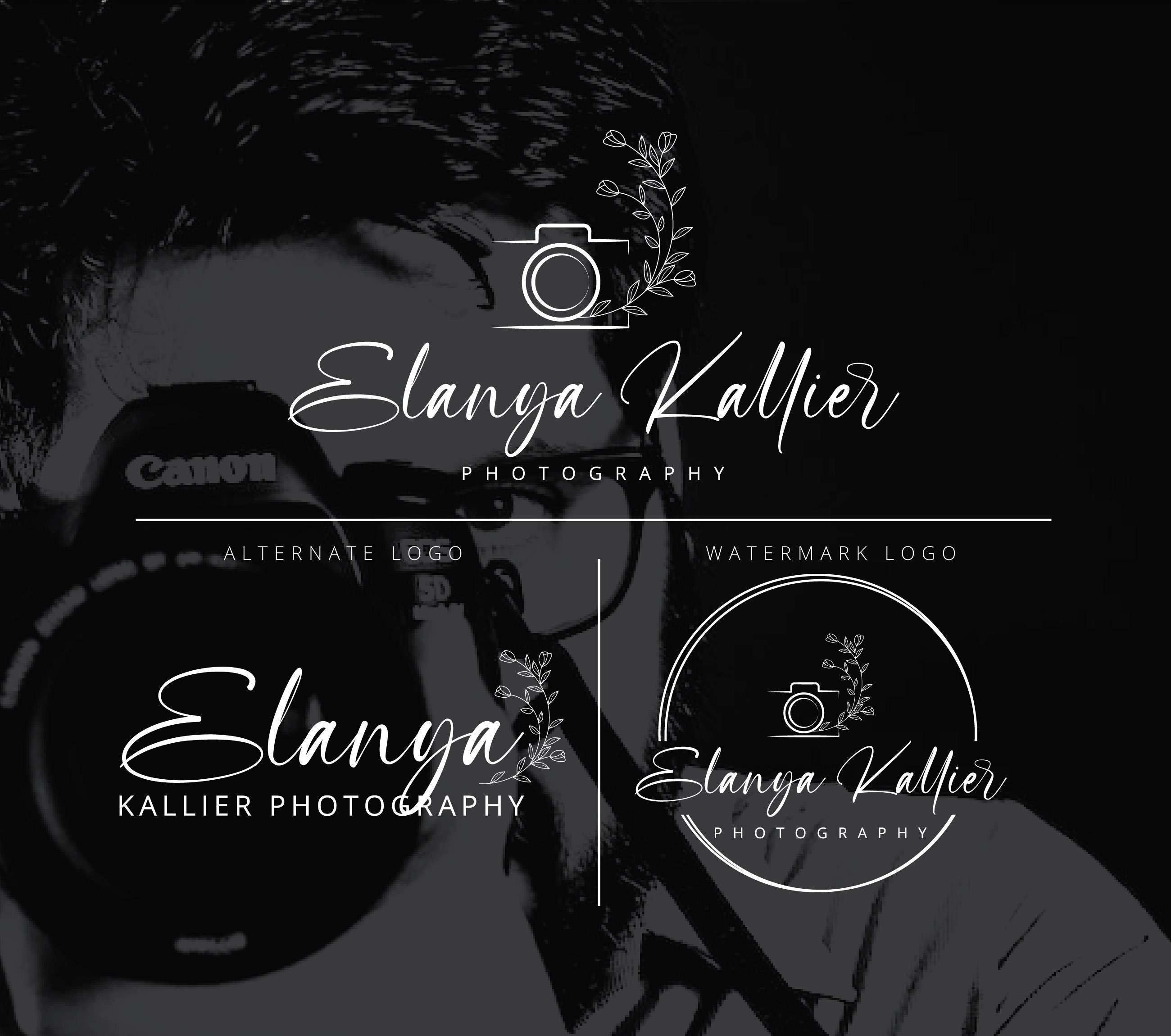 Hand Drawn Logo Photography Logo Logo Design Custom Logo - Etsy