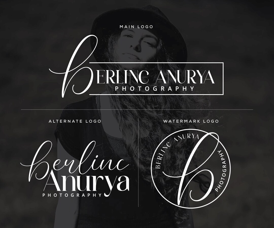 Photography Logo, Watermark Logo, Custom Signature Logo, DIY Logo ...