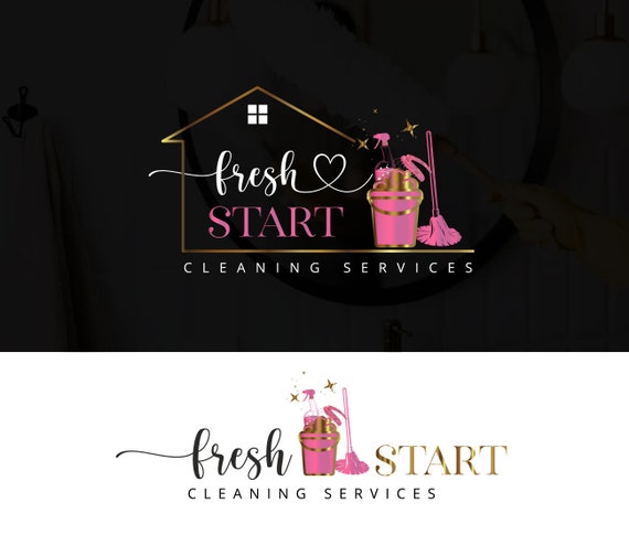 Logotipo De Servicios De Limpieza De Casas