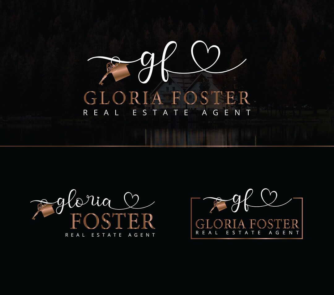 Real Estate Logo Design, Realtor Logo Design, House Key Logo Design ...