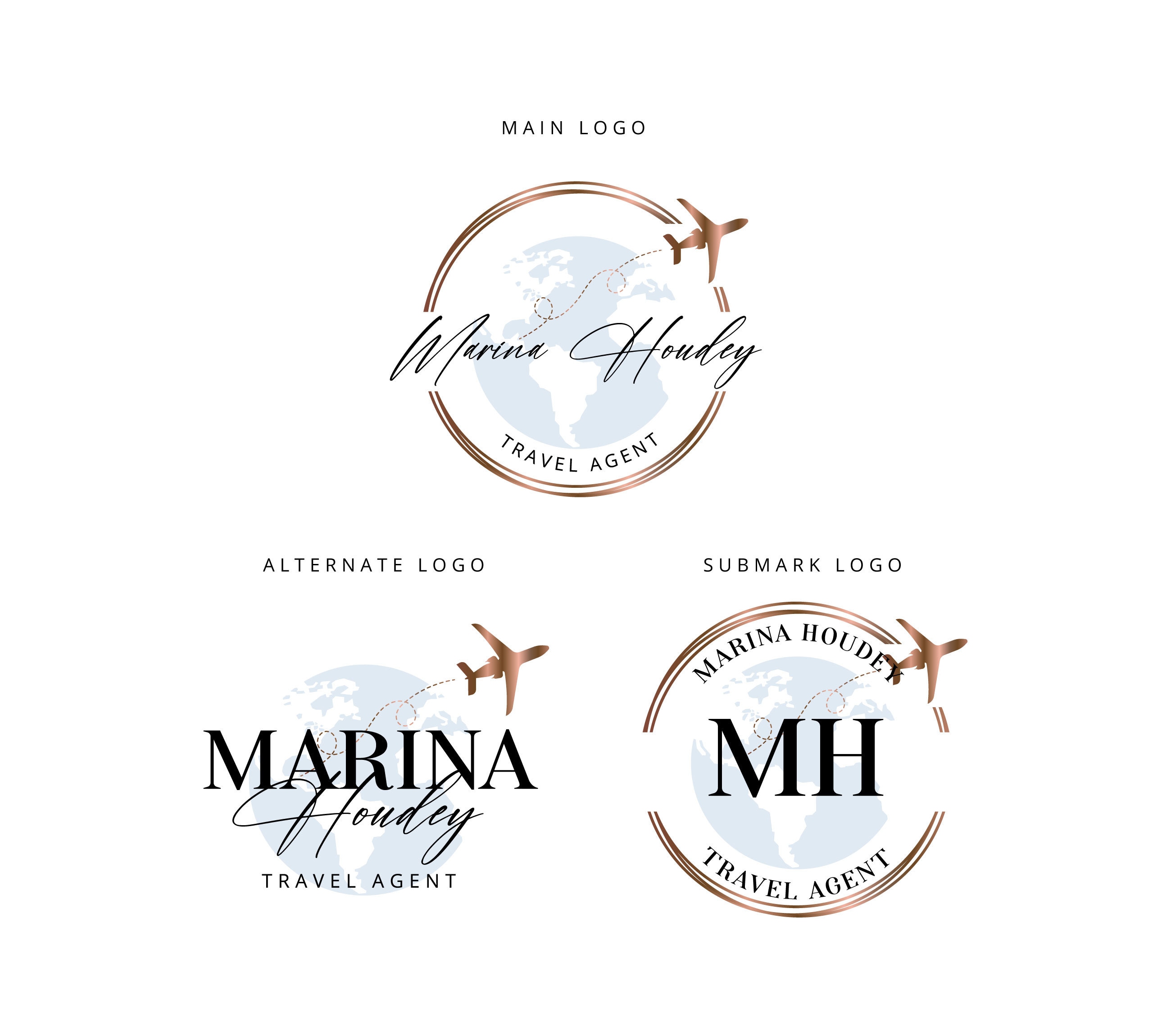 Travel Agency Logo Sample