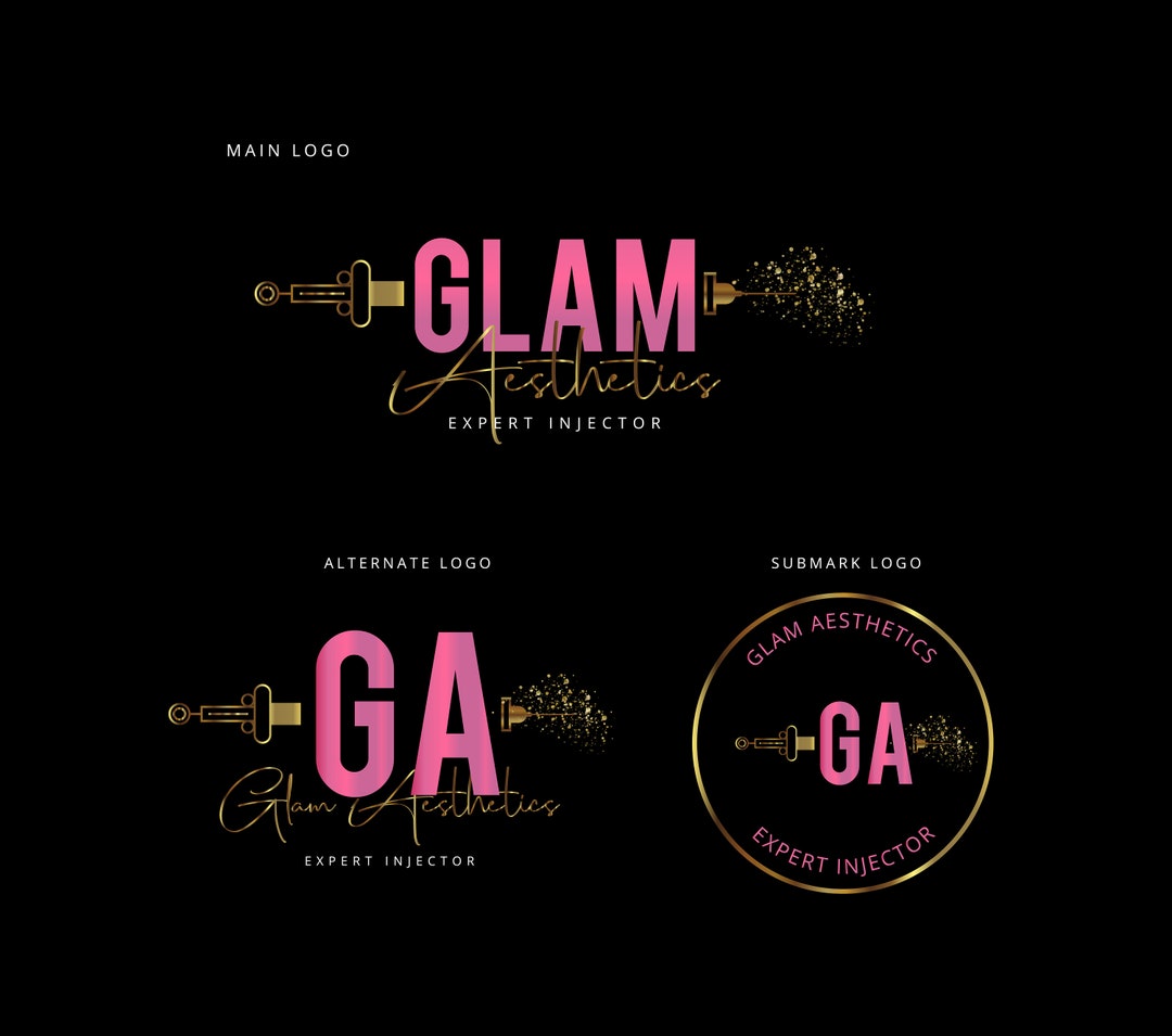 Modern Injector Logo Design, Syringe Logo, Plastic Surgery Aesthetics ...