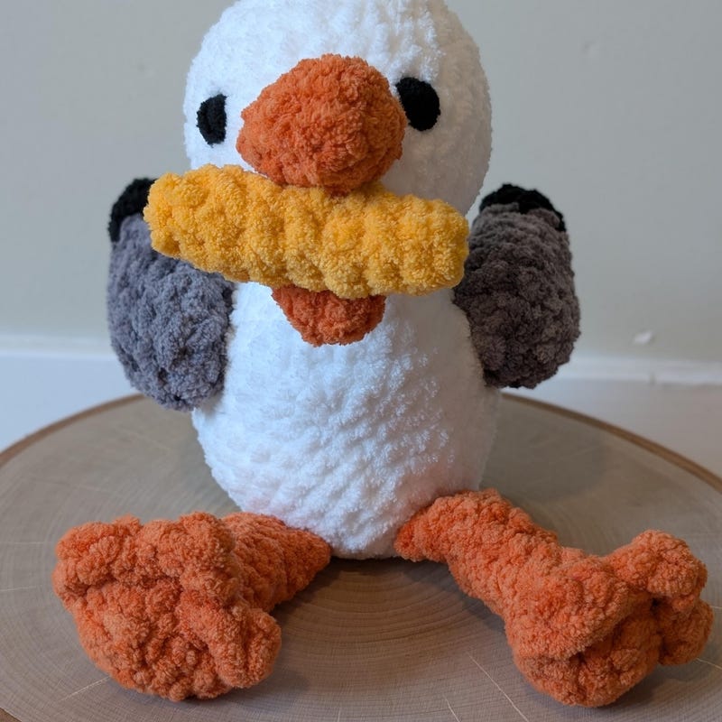 Seagull Plush - Etsy