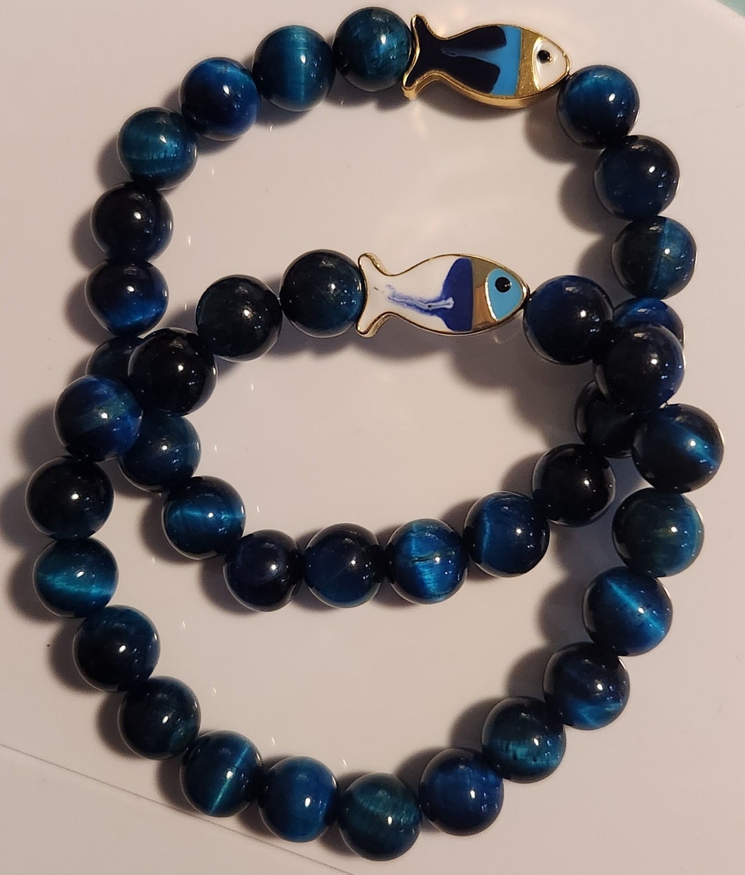 FISH Beaded Bracelet-healing Jewelry- Yoga-summer Vibes Jewelry- Summer ...