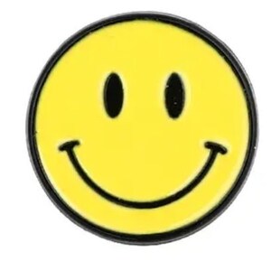 Yellow Smiley Face Enamel Pin Special Gift Backpack Accessory Teen Gift-cute Pin Happy Face ...