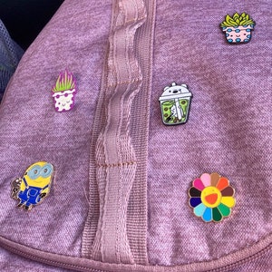 Yellow Smiley Face Enamel Pin Special Gift Backpack - Etsy