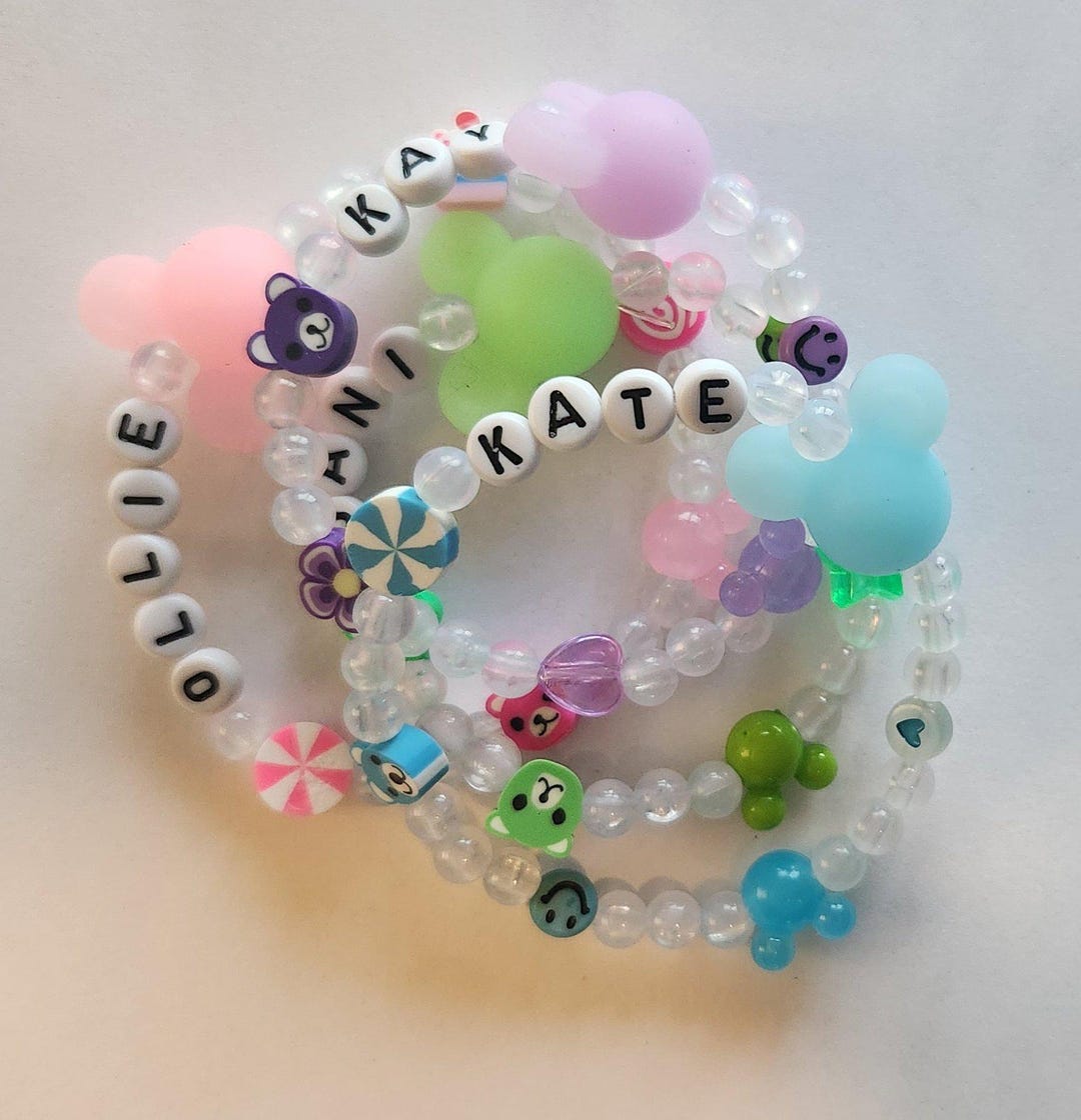 Mouse Glow Bracelet, Pixie Dust Gift, Friendship Name Trading Bracelet ...