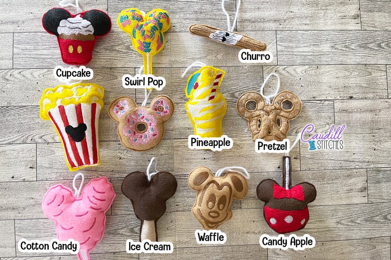 Magical Snack Plushies,felt Plush Toys, Baby Mobile, Nursery ...