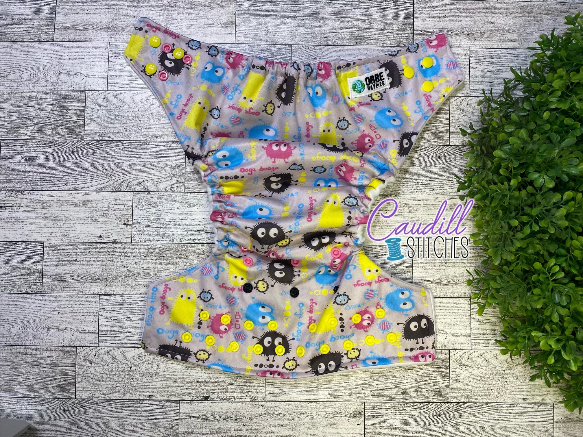 Ooga Booga Spider Friends Pocket One-size Diaper, Babys Nappies ...