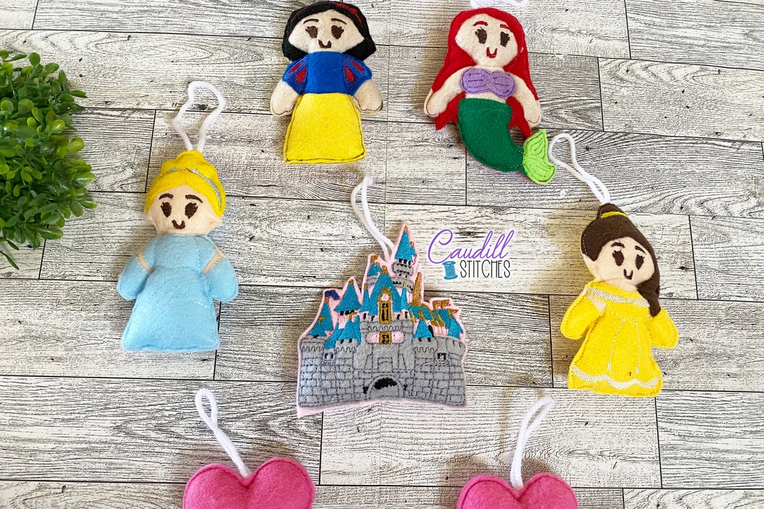 Storybook Princesses, Felt Plush Toys, Baby Mobile, Nursery Decorations ...