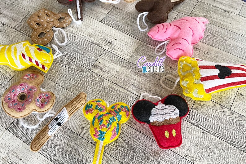 Magical Snack Plushies,felt Plush Toys, Baby Mobile, Nursery ...