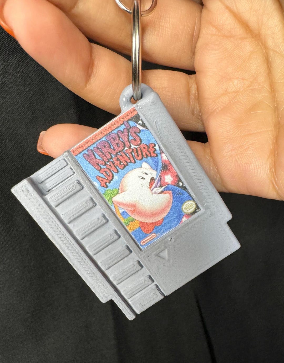 Vintage Video Game Mini Cartridge Keychain, Retro Gamer Keyring, Game ...