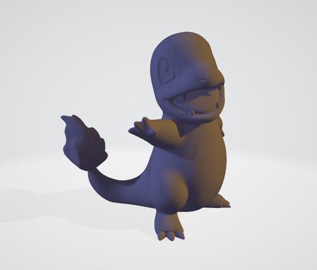Charmander Pokemon 3D Print File, STL Design, Gamer Gift, Printable ...