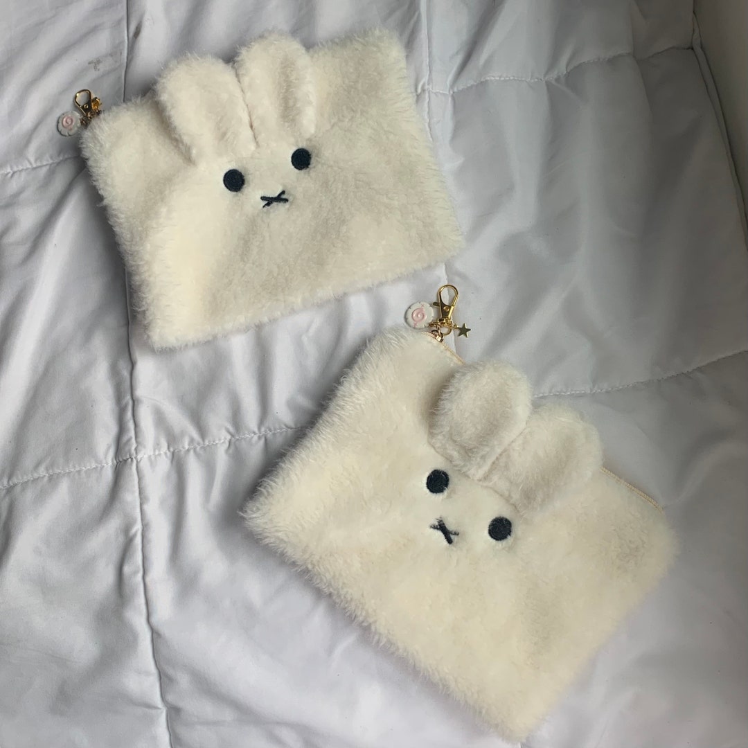 Fluffy Bunny Pouch - Etsy