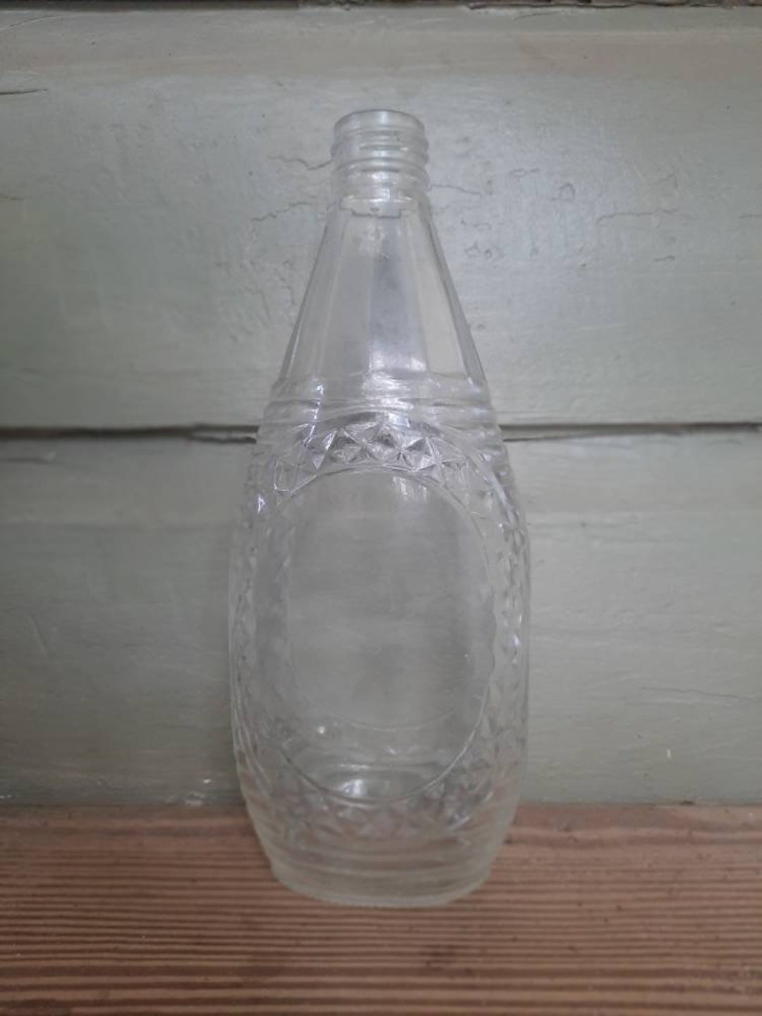 1960s Vintage Glass Syrup Bottle - Log Cabin - Etsy