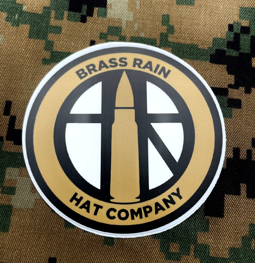 Brass Rain Hat Co. Decal - Etsy