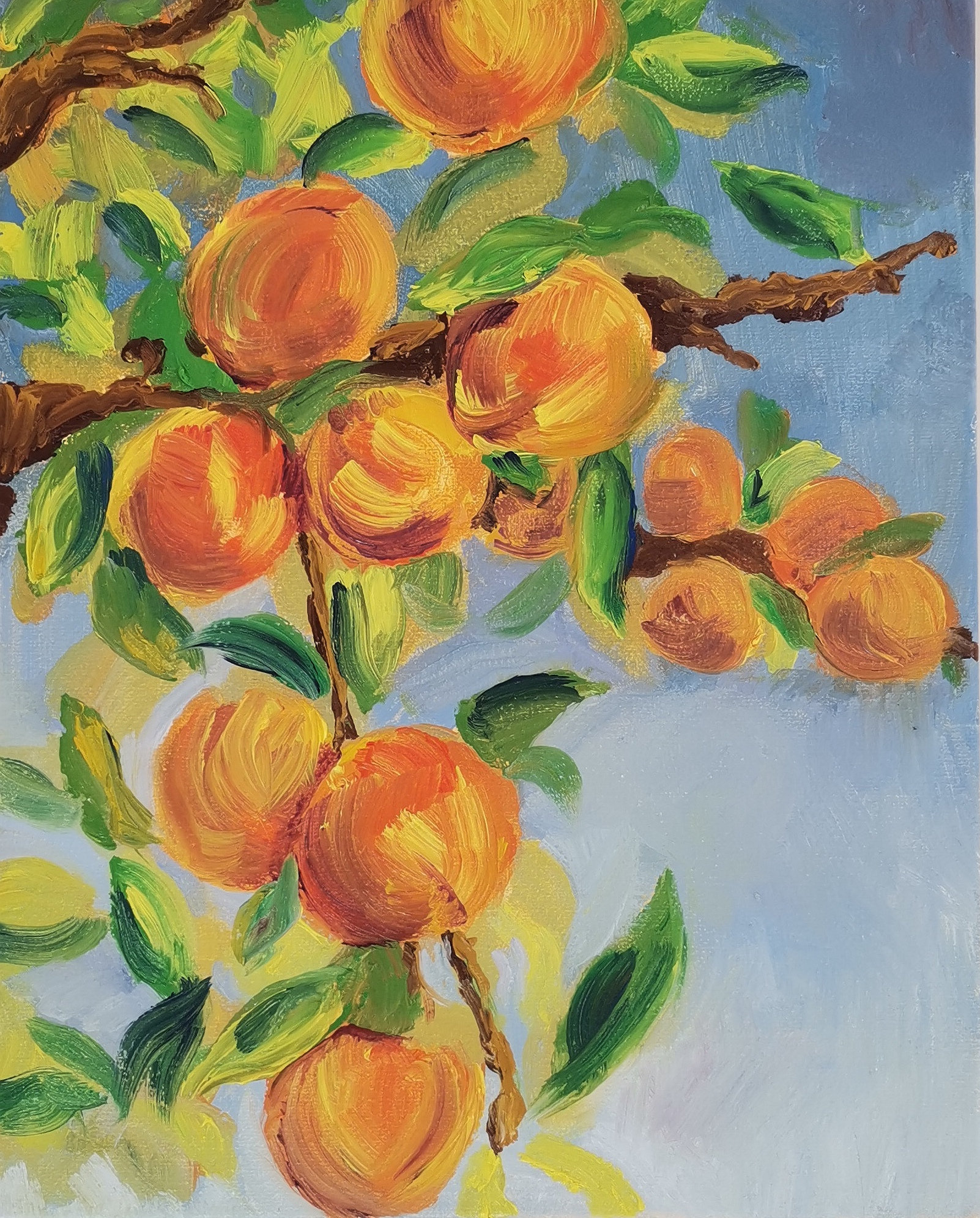 Peach Tree Painting