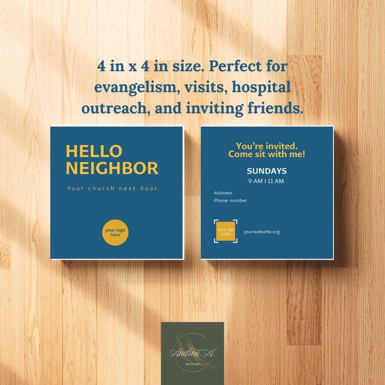 Hello Neighbor Church Invitation | Ministry Invite | Outreach ...