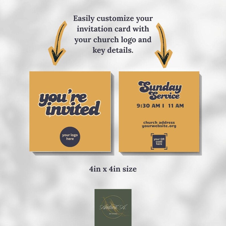 You're Invited Church Invitation | Ministry Invite | Christian Outreach ...