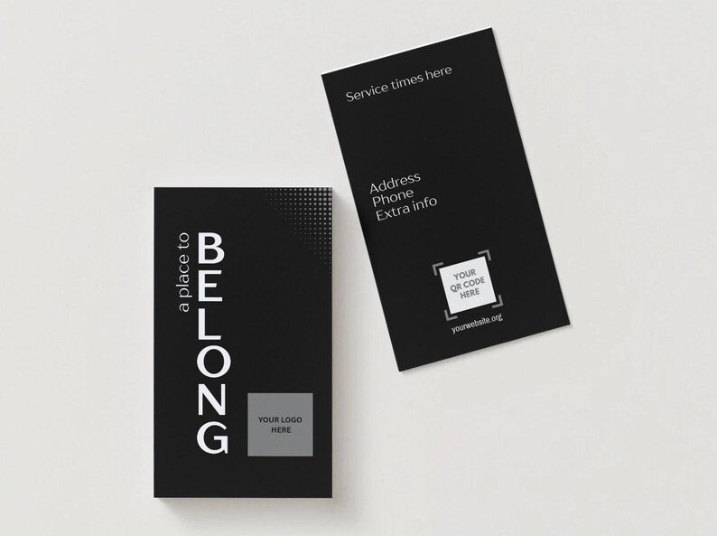 Church Invitation Card | Outreach, Evangelism, Sunday Invite (digital ...