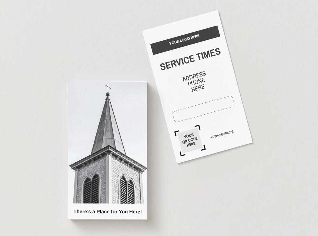 Church Invitation Template | Modern Ministry Invite (digital Download ...