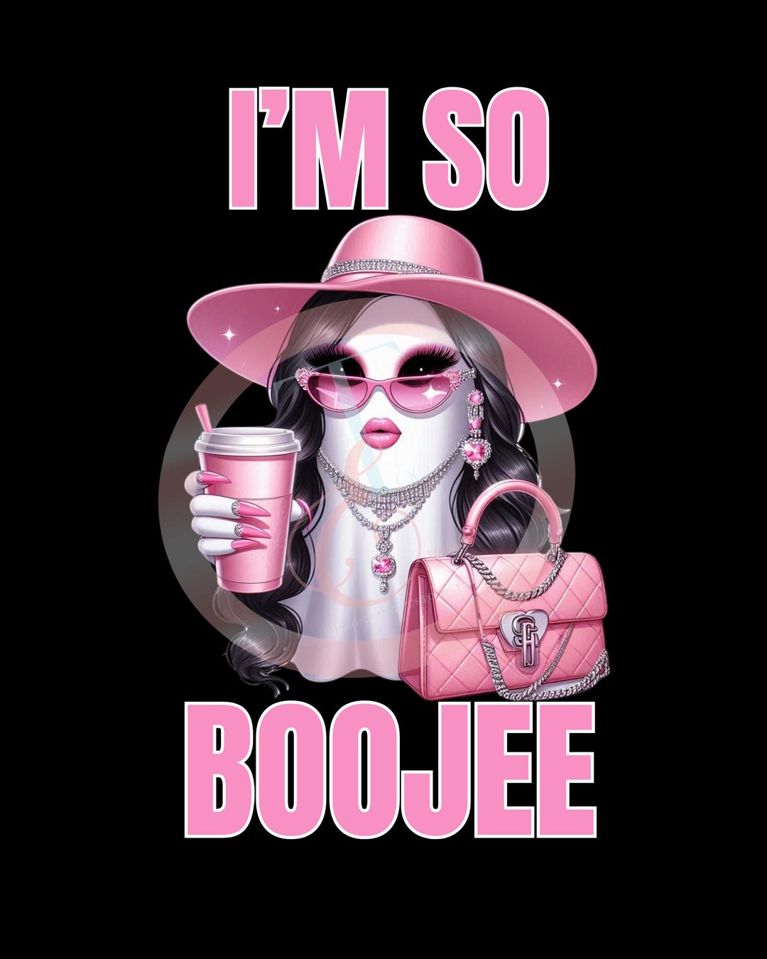 Cute Boojee Ghost Png, Halloween Png, Coffee Png, Bougie Png, Bougie ...