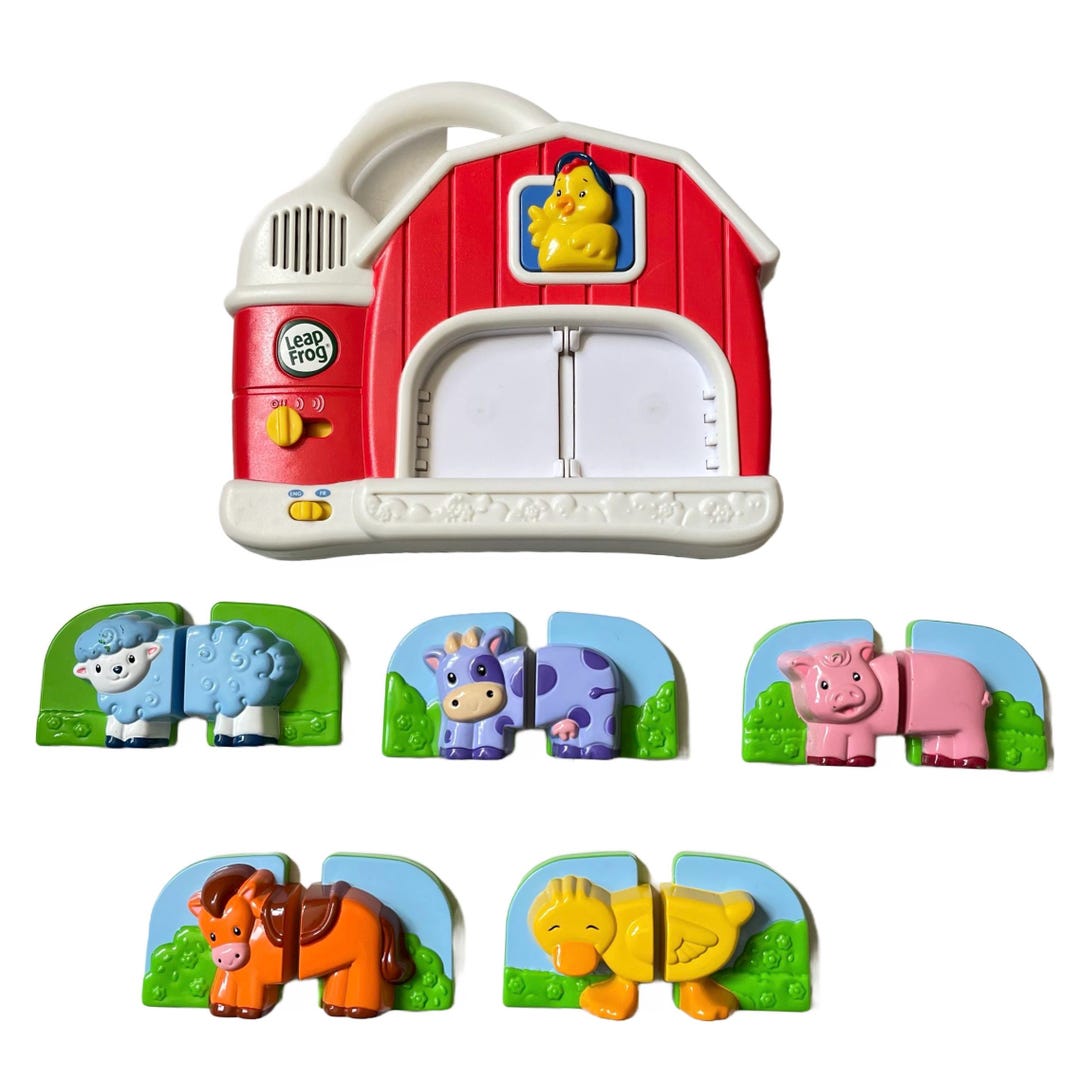 Leapfrog Bilingual English French Fridge Farm Magnetic Animal Set With ...