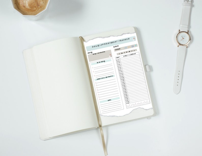 Printable Appointment Tracker Downloadable Print Daily - Etsy