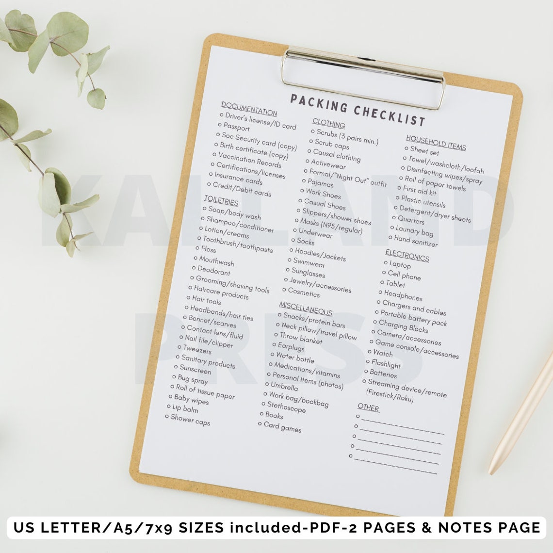 Travel Nurse Packing List Compliance Checklist For Nurse Planner