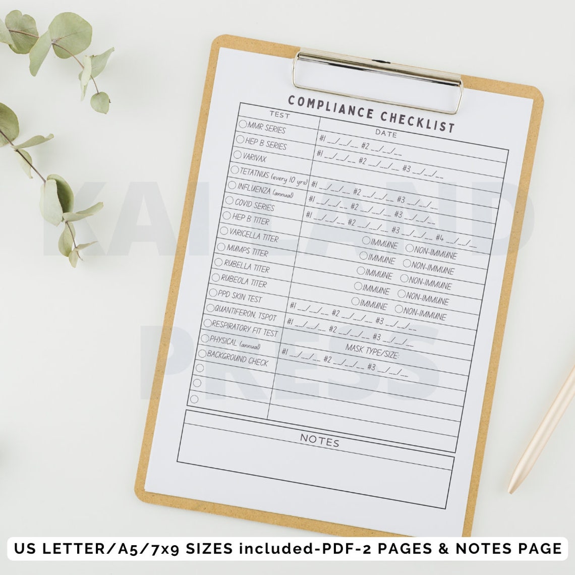 Travel Nurse Packing List Compliance Checklist for Nurse Planner ...