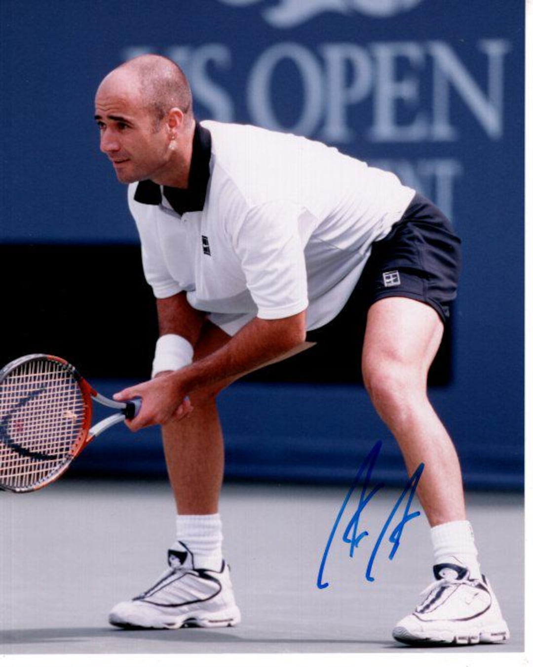Andre Agassi Signed Autographed 8x10 Tennis Photograph COA - Etsy