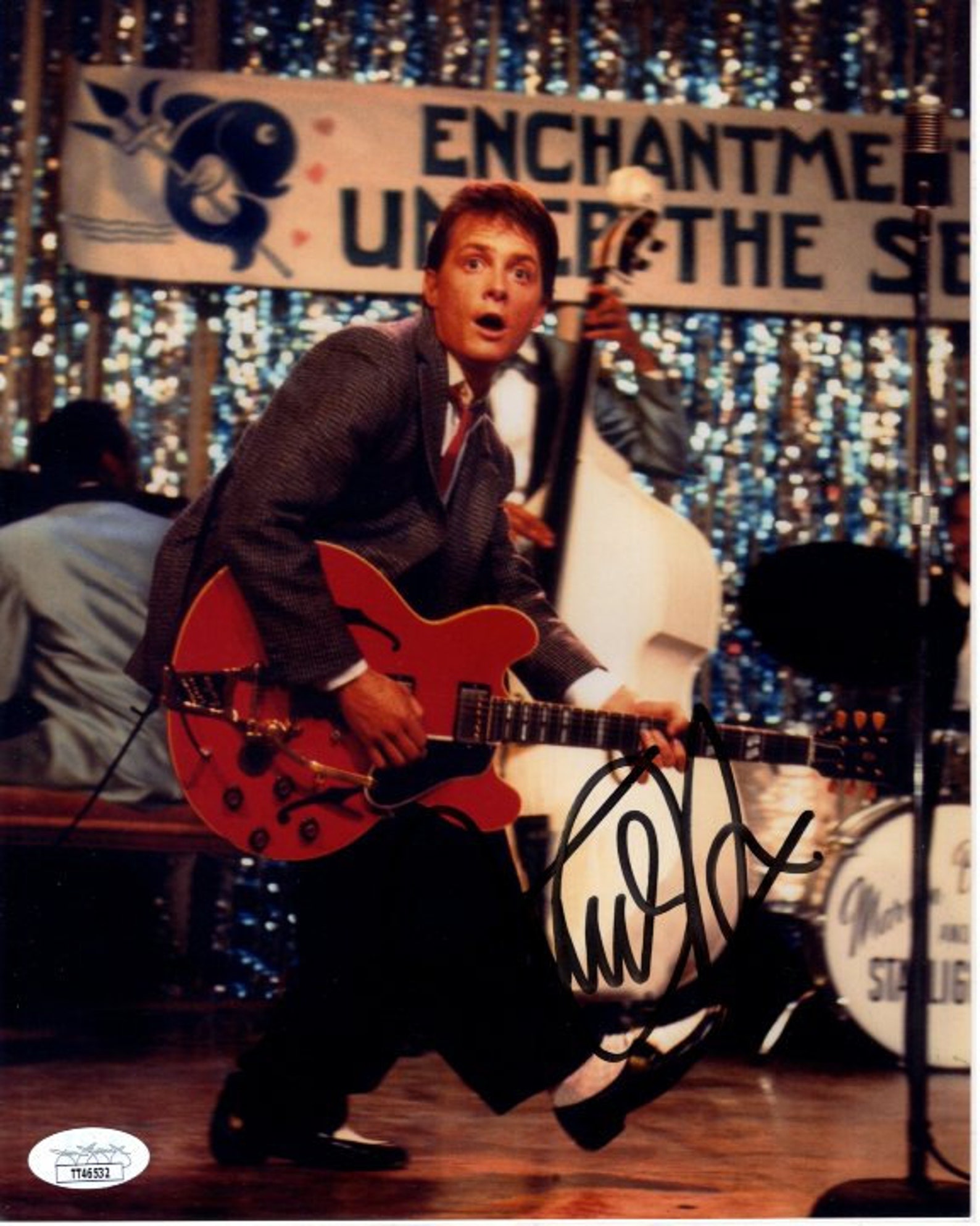 Michael J. Fox Signed Autographed 8x10 Back to the Future Marty Mcfly ...