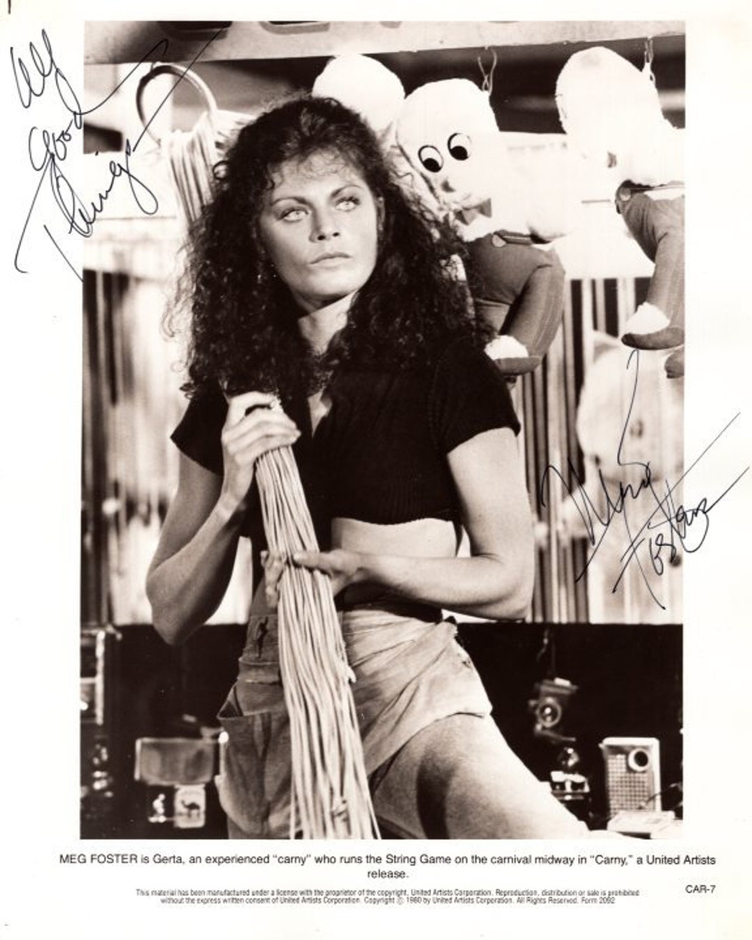Meg Foster Signed Autographed 8x10 Carney Original Press Photograph ...