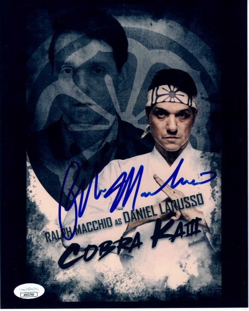 Ralph Macchio Signed Autographed 8x10 Cobra Kai Sensei Daniel Larusso ...