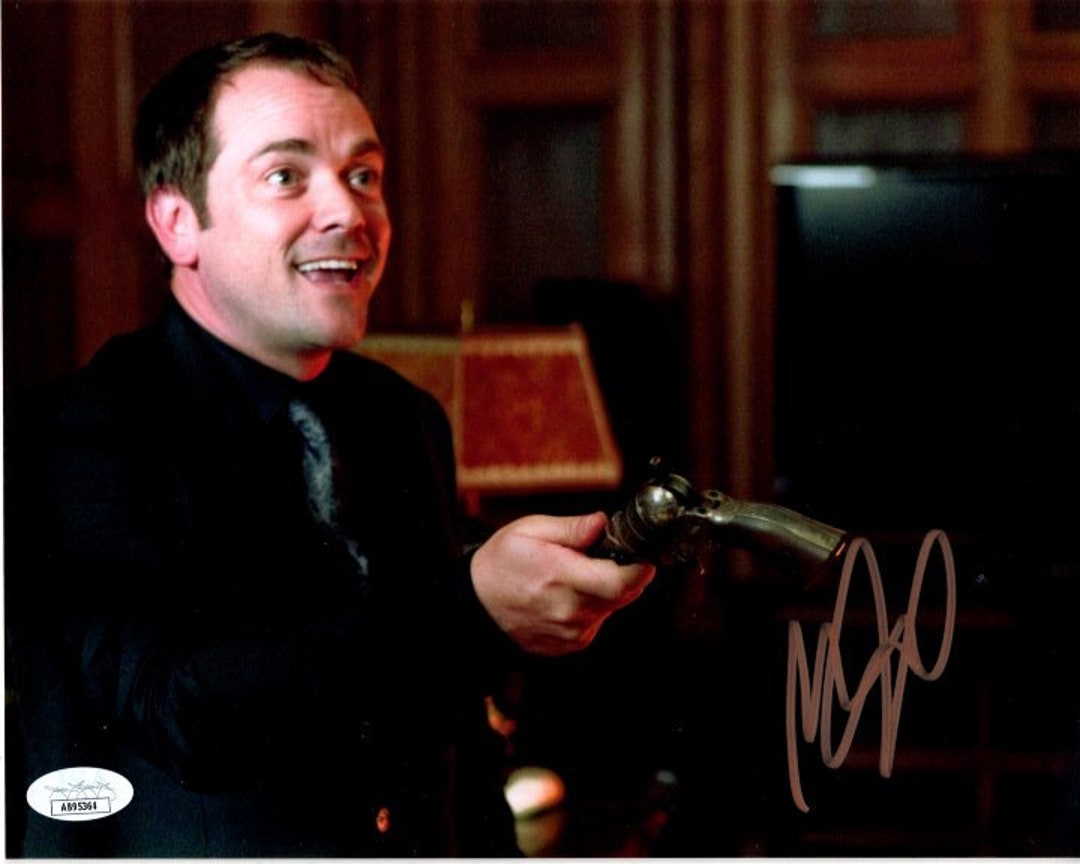 Mark Sheppard Signed 8x10 Supernatural Crowley Shapeshifter Photograph ...
