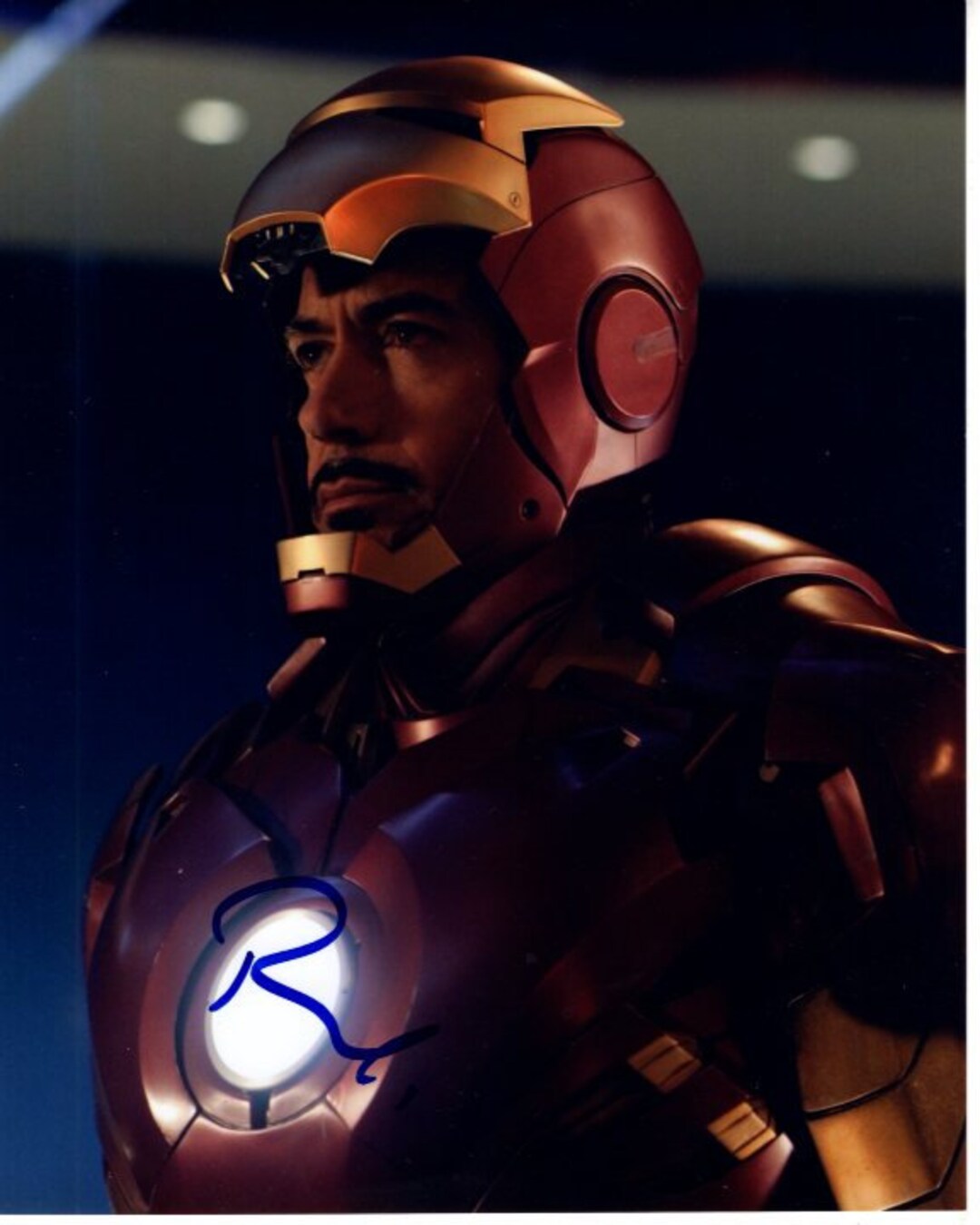 Robert Downey Jr. Signed Autographed 8x10 Iron Man Tony Stark ...
