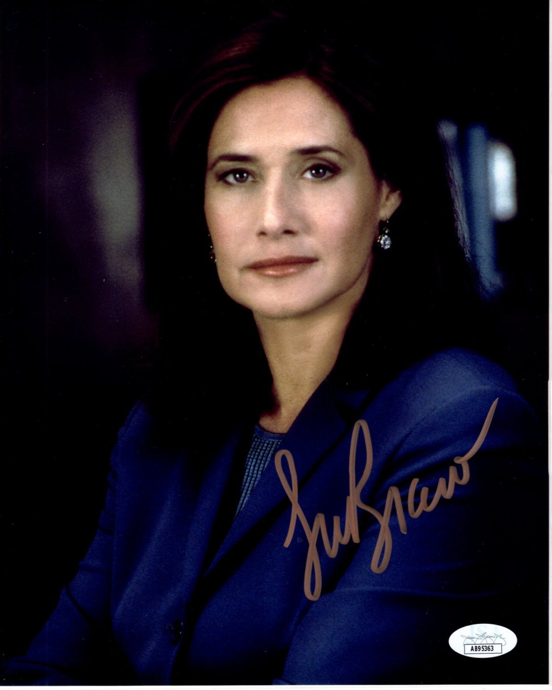 Lorraine Bracco Signed 8x10 the Sopranos Dr. Jennifer Melfi Photograph ...