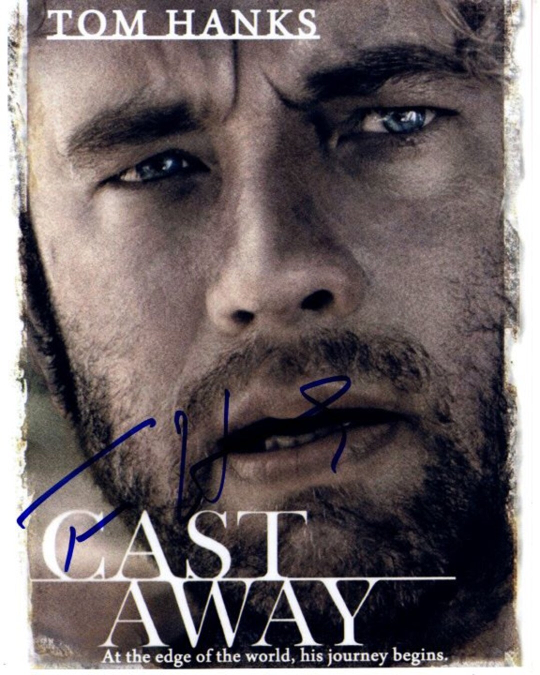 Tom Hanks Signed Autographed 8x10 Castaway Photograph COA - Etsy