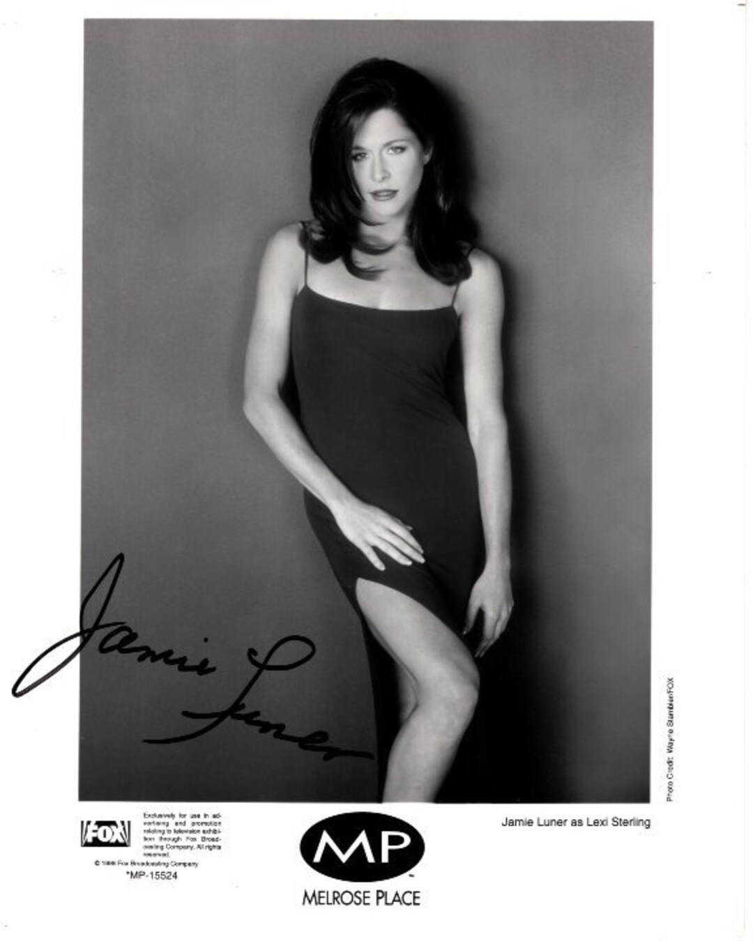 Jamie Luner Signed Autographed 8x10 Melrose Place Lexi Sterling ...