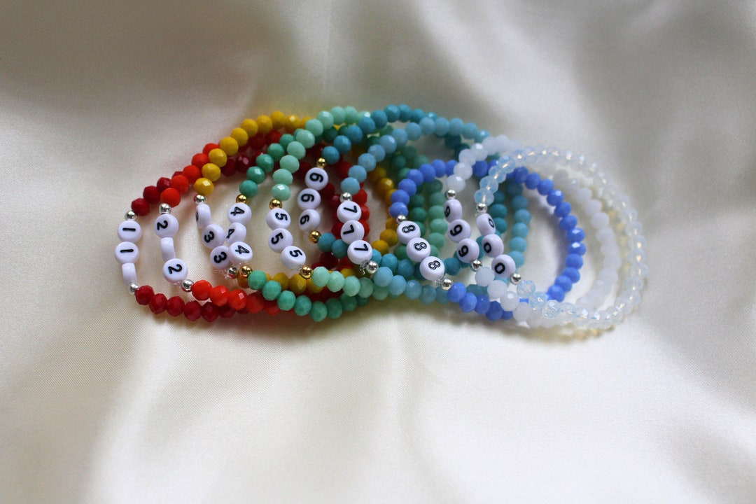 Cute Angel Number Bracelets Handmade Women Bracelets Handmade Beaded ...