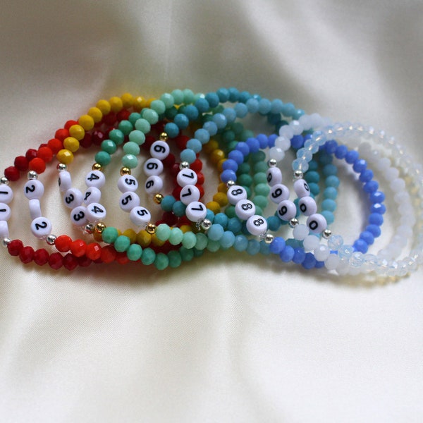 Angel Number Bracelet - Etsy