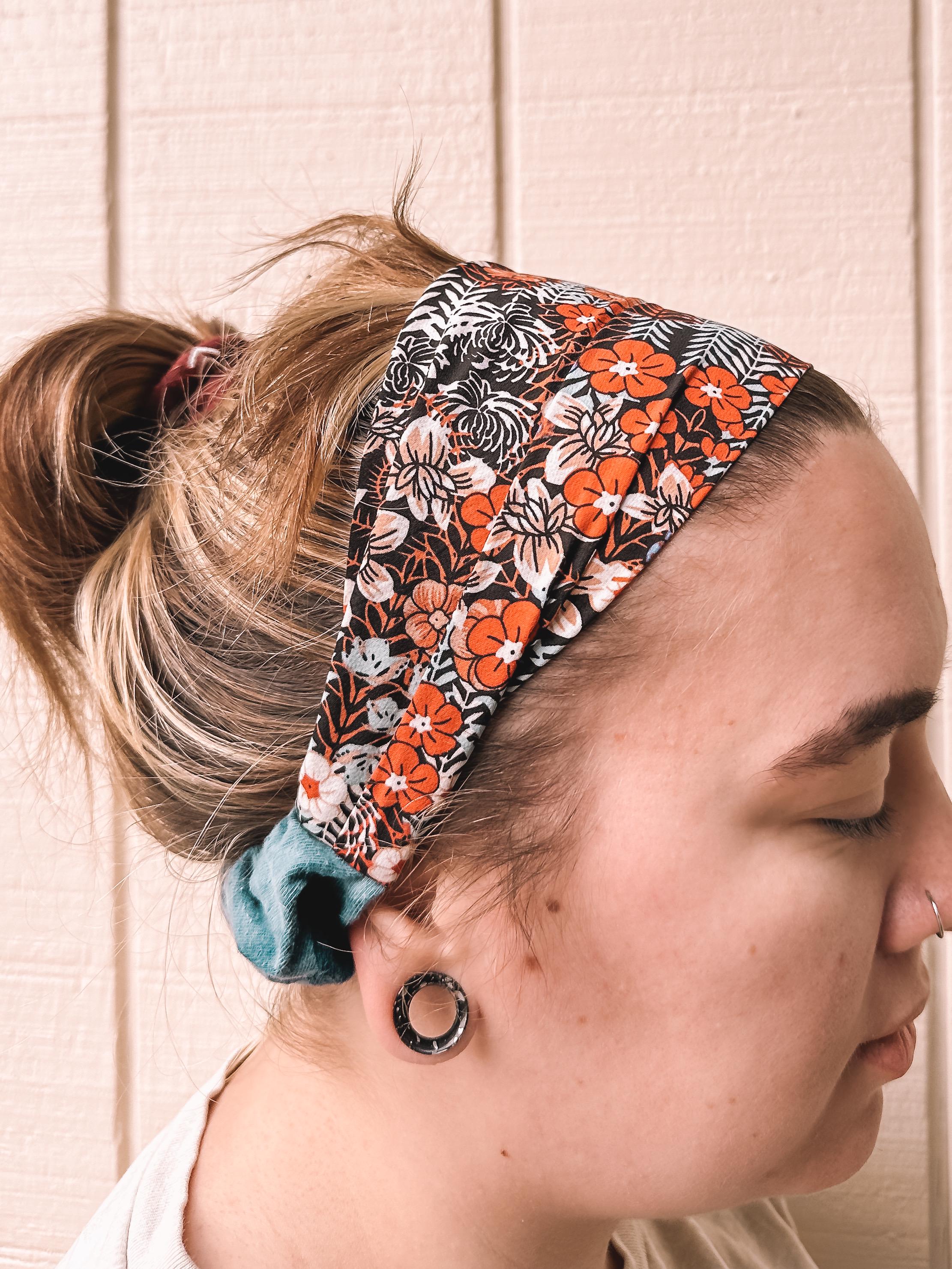 Upcycled Flannel/cotton Head Bands - Sustainable Fashion - No Waste ...