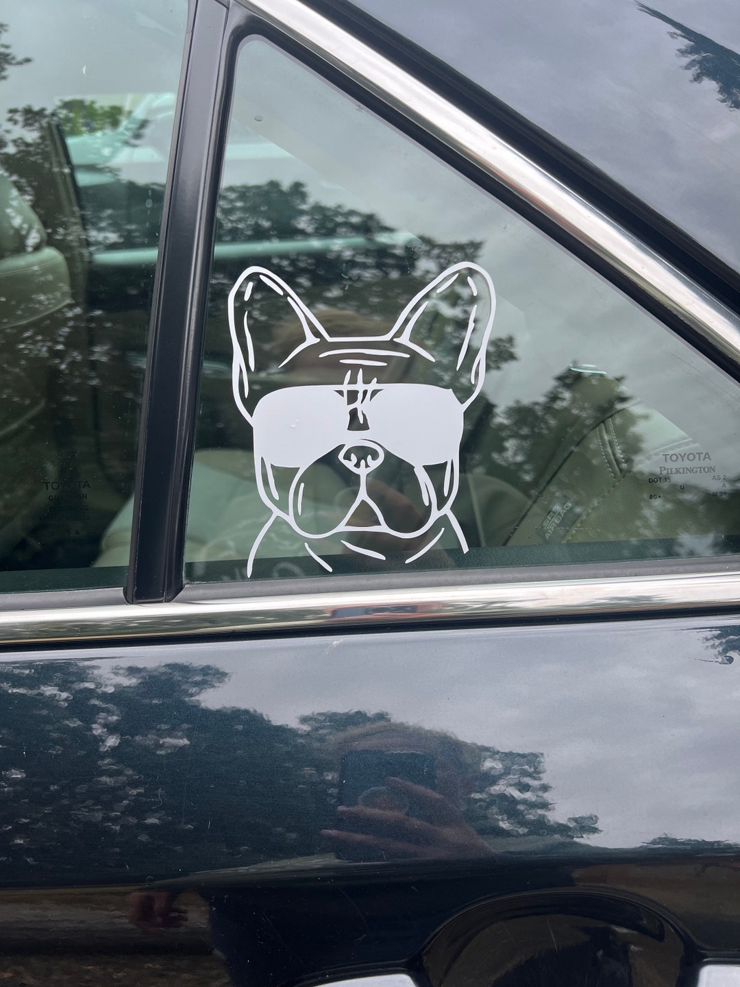 Frenchie Car Decal - Etsy