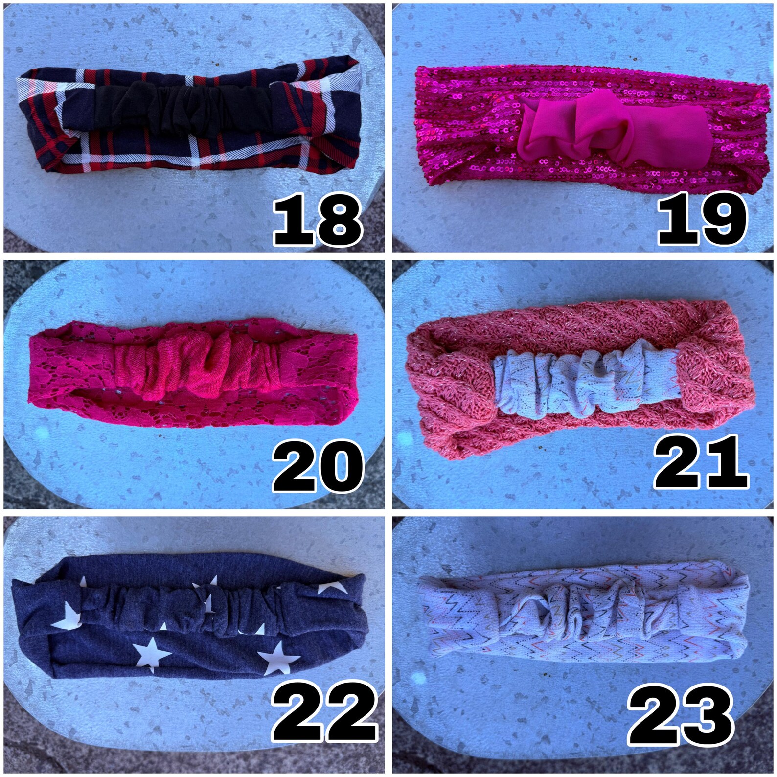 Upcycled Flannel/cotton Head Bands - Sustainable Fashion - No Waste ...