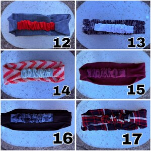 Upcycled Flannel/cotton Head Bands - Sustainable Fashion - No Waste ...