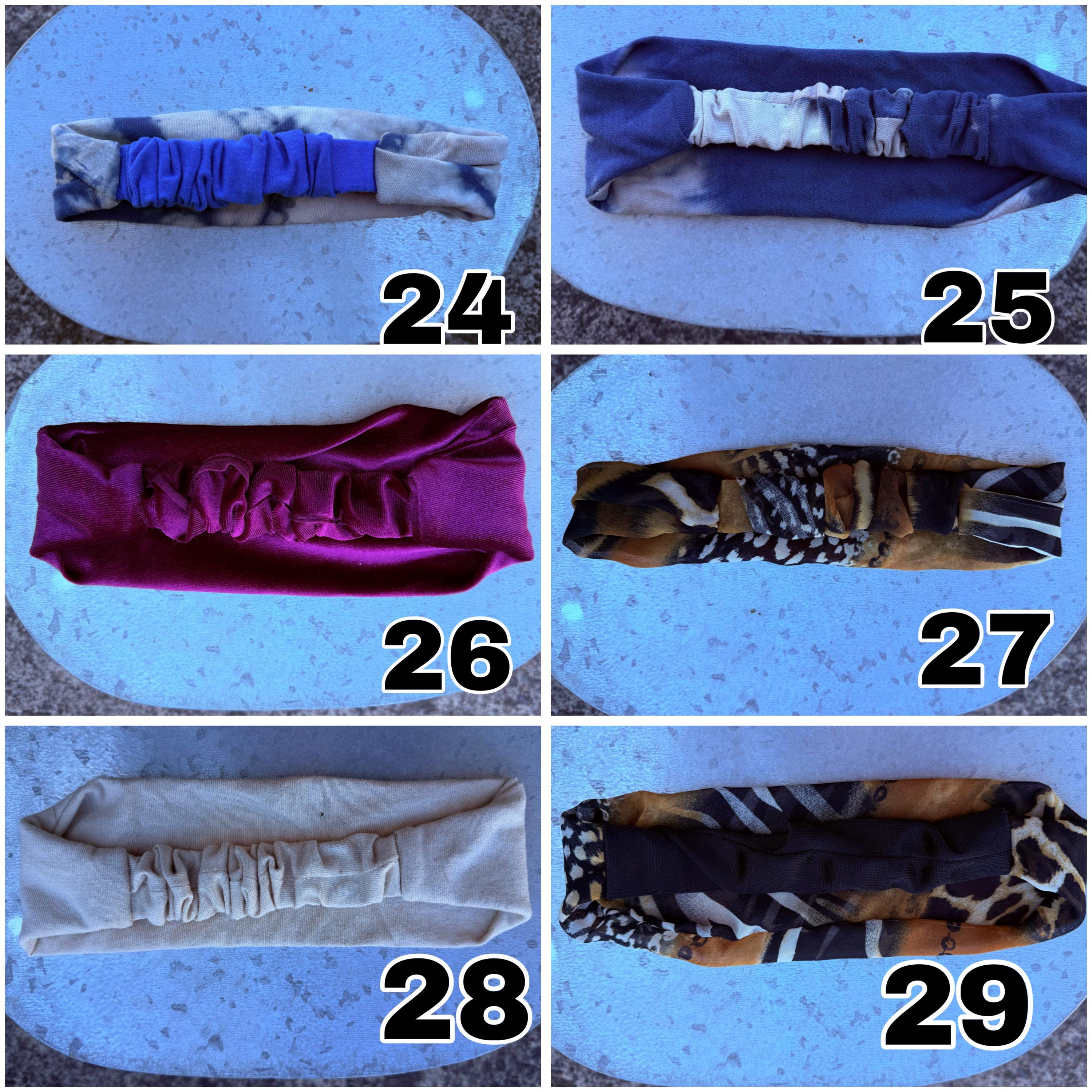 Upcycled Flannel/cotton Head Bands - Sustainable Fashion - No Waste ...