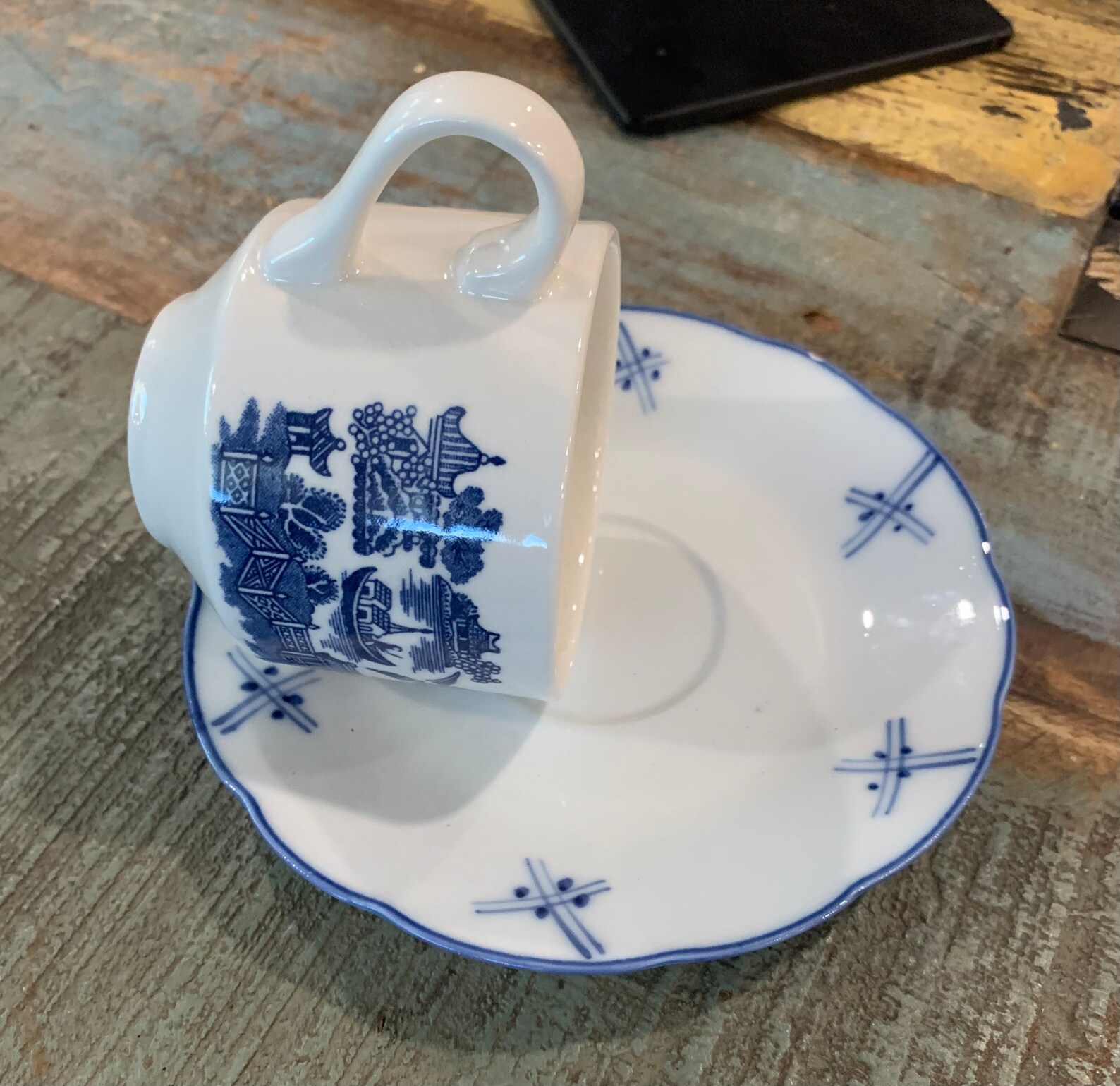 China Cup Bird Feeder Upcycled China Cup and Saucer Bird - Etsy