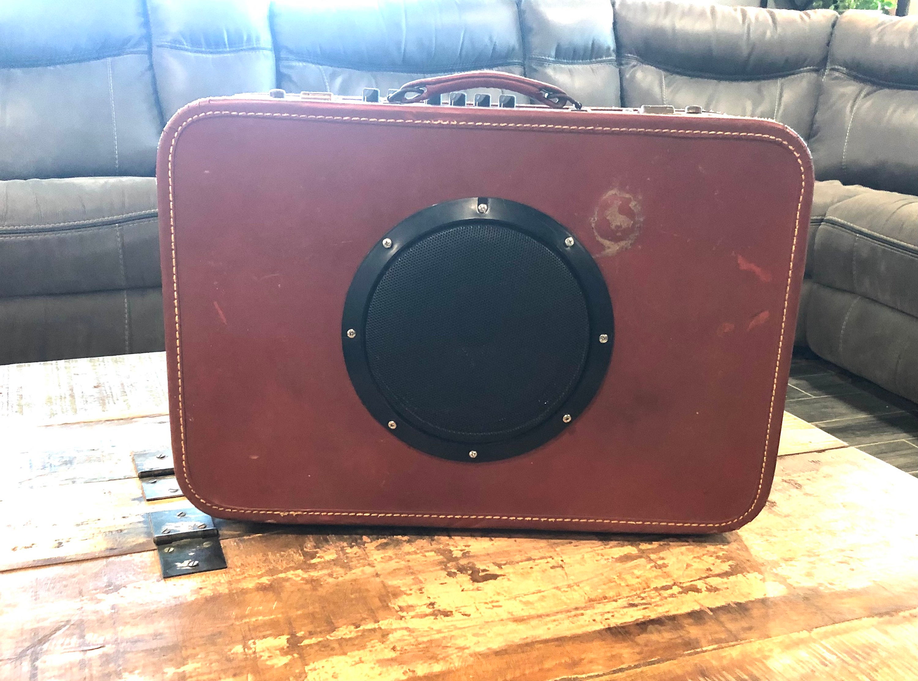 Suitcase Guitar Speaker Boom Box Vintage Suitcase Speaker - Etsy